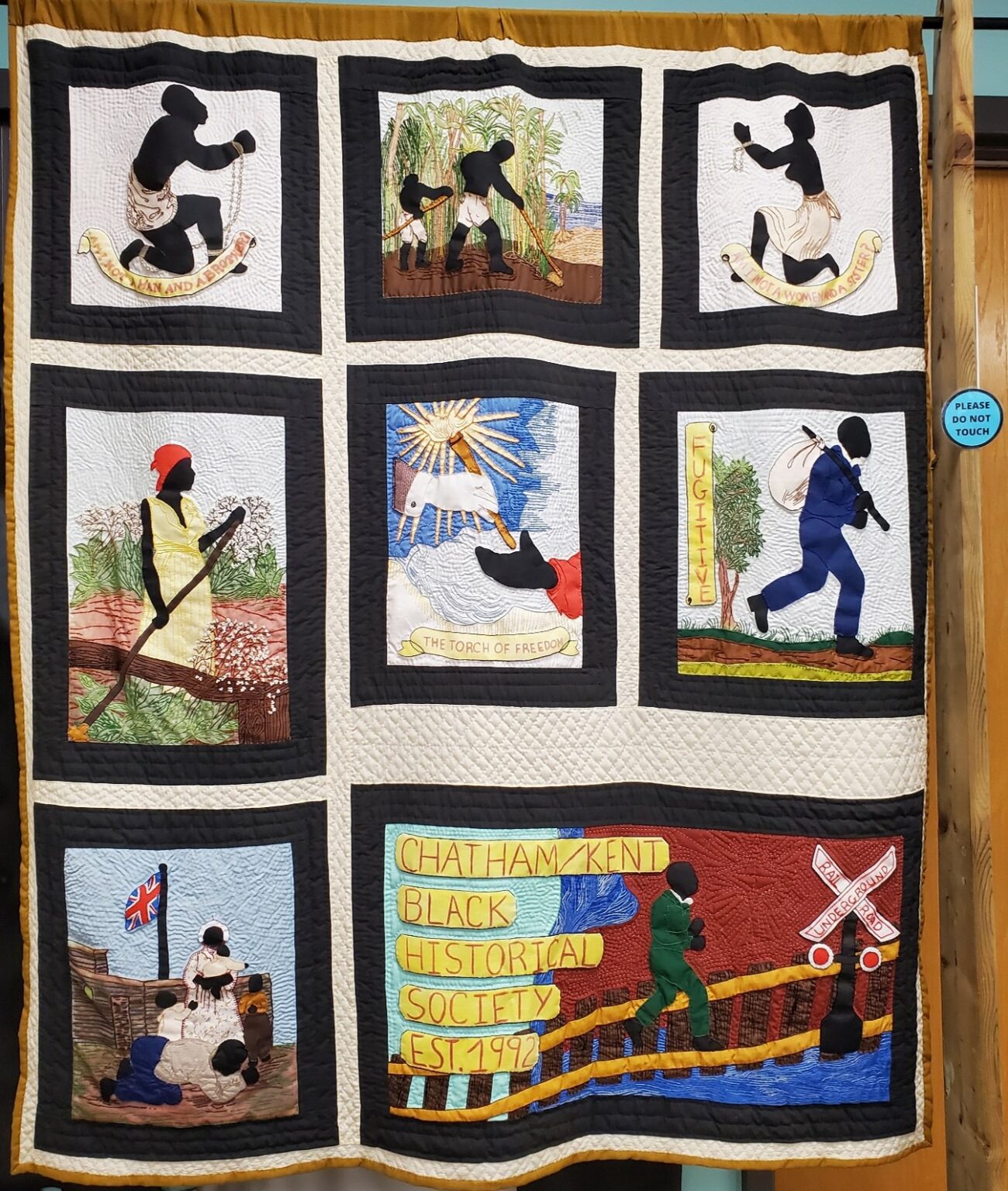 Marion Lyons’ Quilt | Antislavery connections